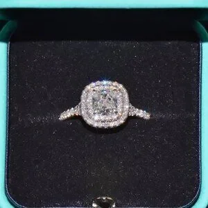 Tiffany & Co. | Jewelry | Genuine Tiffany Co Natural 3cts Diamond ...